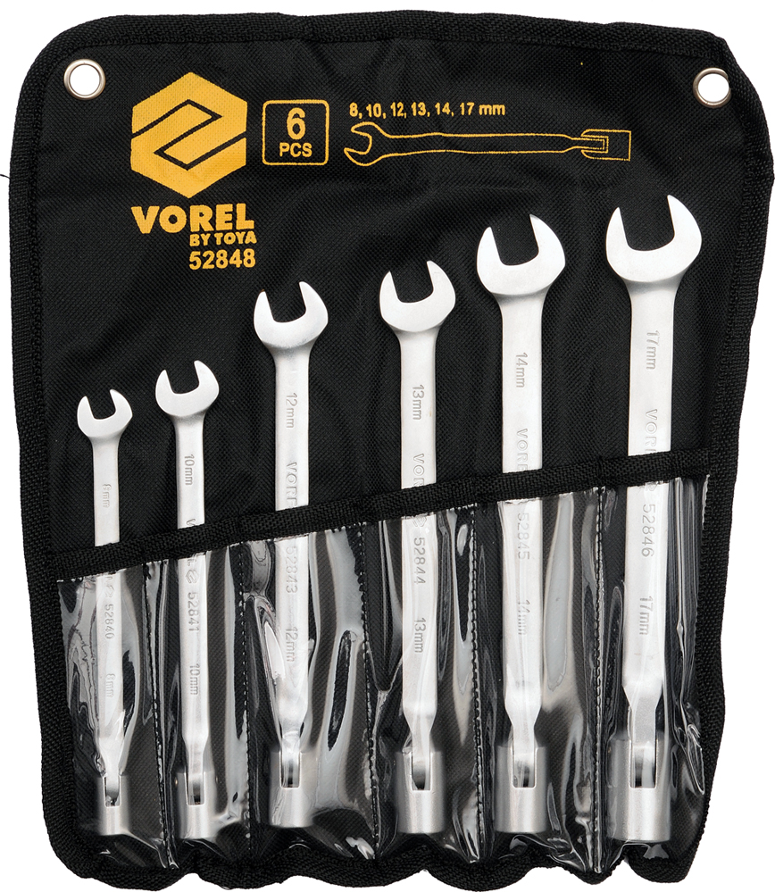 Set 6 chei fixe - tubulare 10 - 17 mm Vorel 52848 | MagazinulCuScule.ro