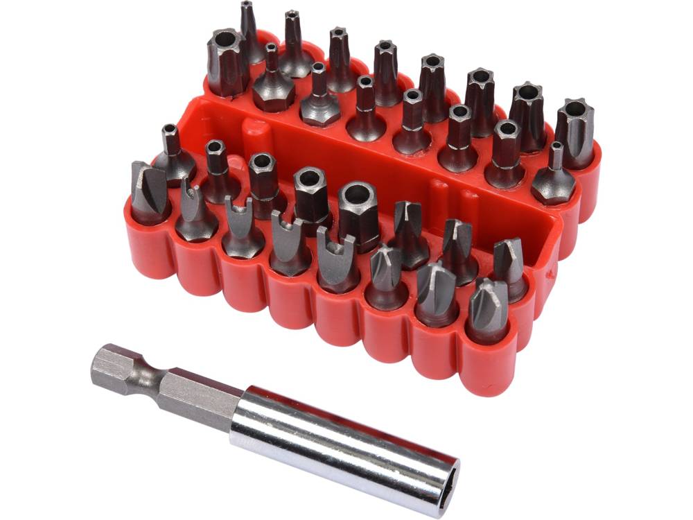 TRUSA 33 PIESE BITURI + PRELUNGITOR Vorel 66330 | MagazinulCuScule.ro