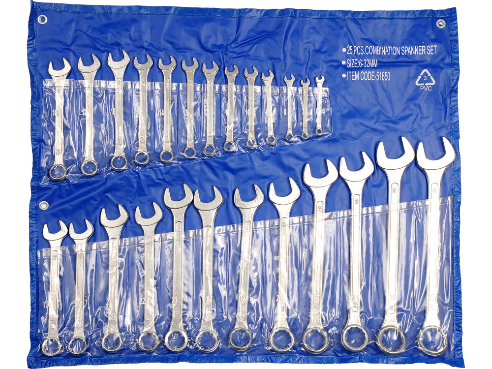 Set 25 chei combinate 6 - 32 mm Vorel 51650 | MagazinulCuScule.ro