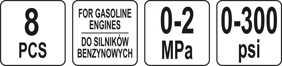 Manometru compresie motoare benzină Yato YT-73022 | MagazinulCuScule.ro