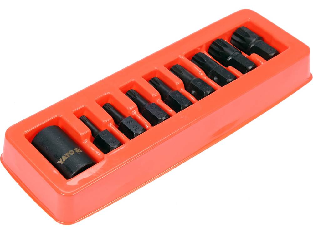 Set biti de impact spline 1/2'', 9 buc Yato YT-10663 | MagazinulCuScule.ro