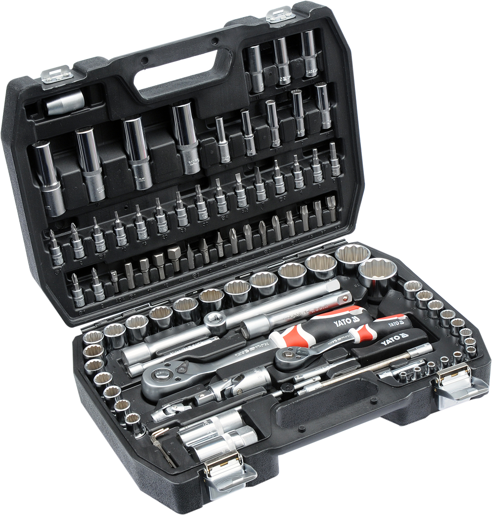 Trusă chei tubulare bihexagonale profesională 94 piese Yato YT-12682 ...