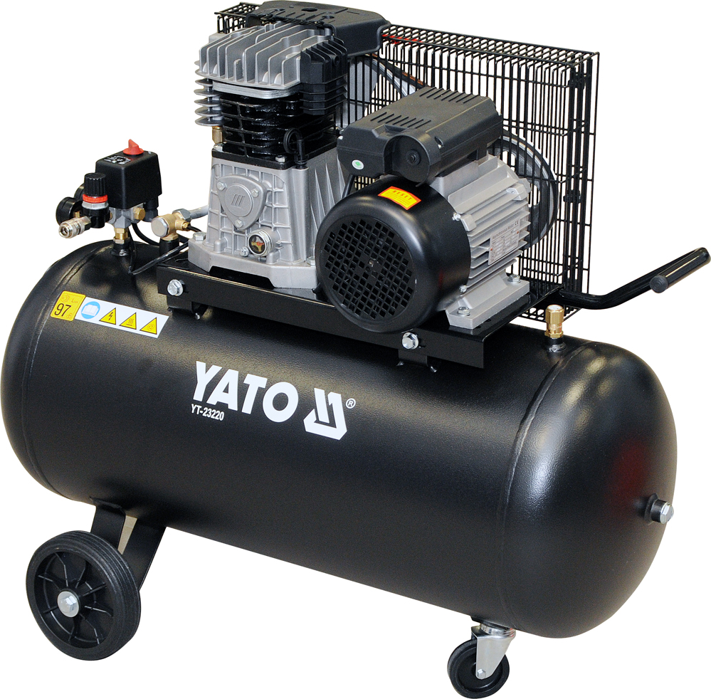 COMPRESOR 100L 3KW 10BAR 230V Yato YT-23220 | MagazinulCuScule.ro