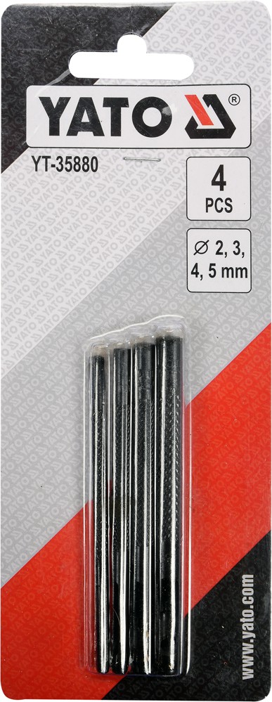 Set preducele, 4 BUC, 2-3-4-5 MM Yato YT-35880 | MagazinulCuScule.ro