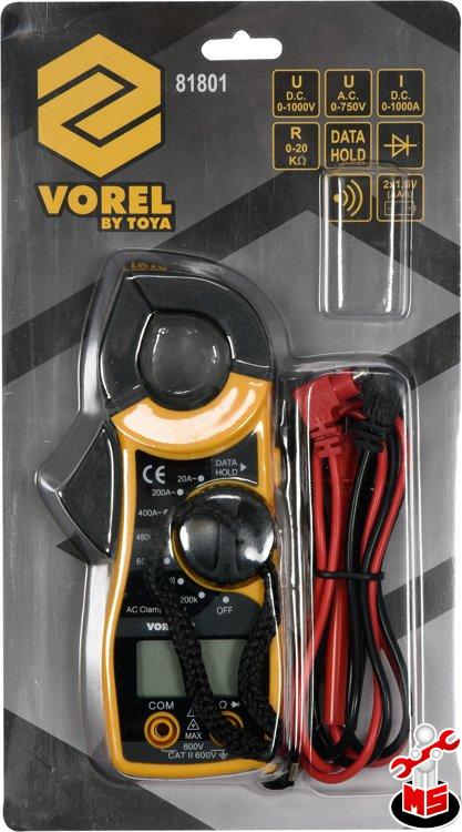 Multimetru digital universal tip clește Vorel 81801 | MagazinulCuScule.ro