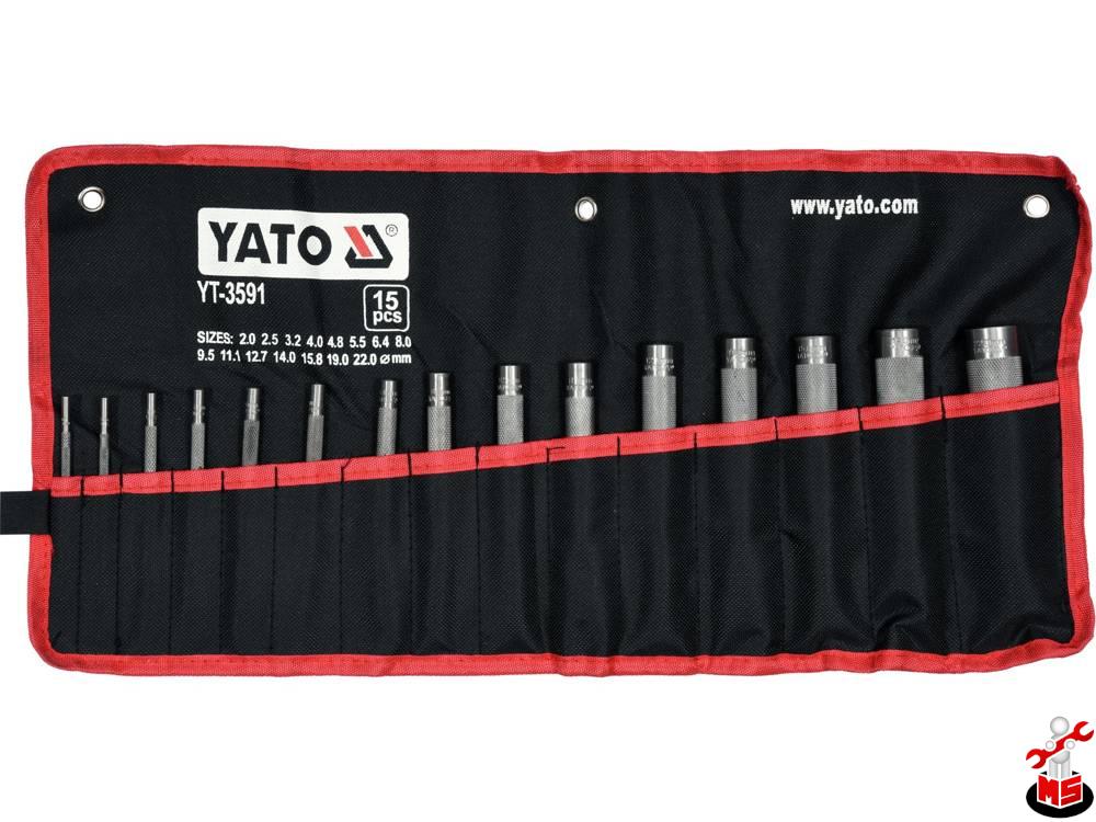 SET PREDUCELE 15 BUC Yato YT-3591 | MagazinulCuScule.ro