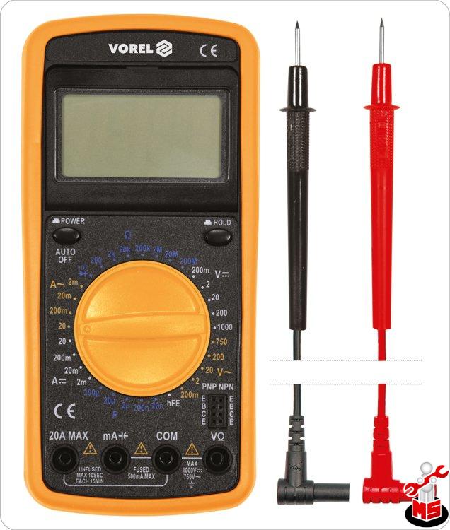 Multimetru digital universal Vorel 81775 | MagazinulCuScule.ro