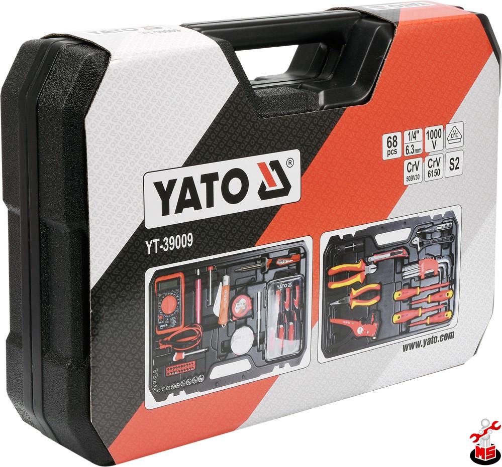 Trusa scule electrician 68 piese Yato YT-39009 | MagazinulCuScule.ro